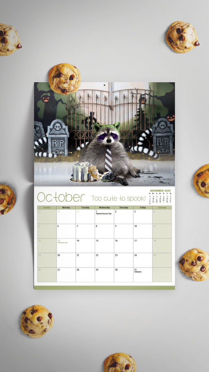 Louie & friends 2025 Calendar – Louie the Raccoon